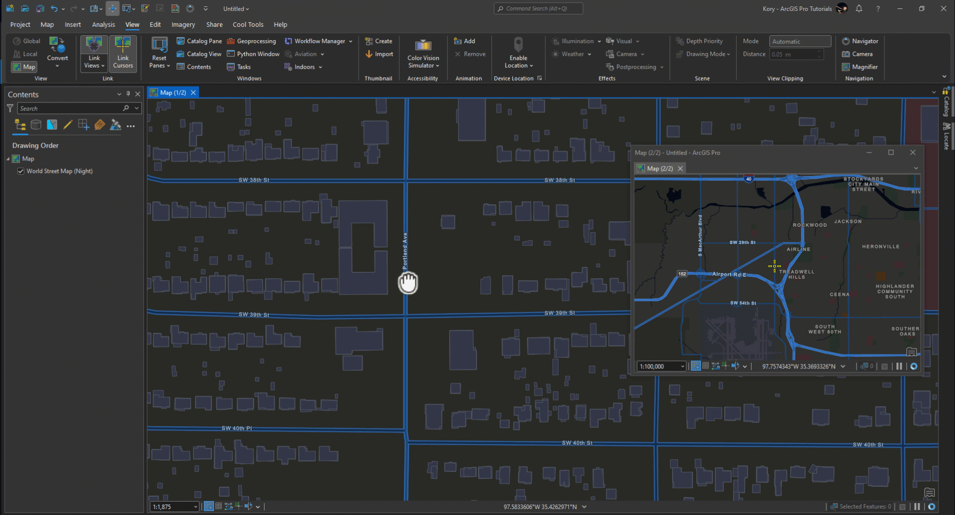 Add Overview Map to ArcGIS Pro like ArcMap has. A... - Esri Community