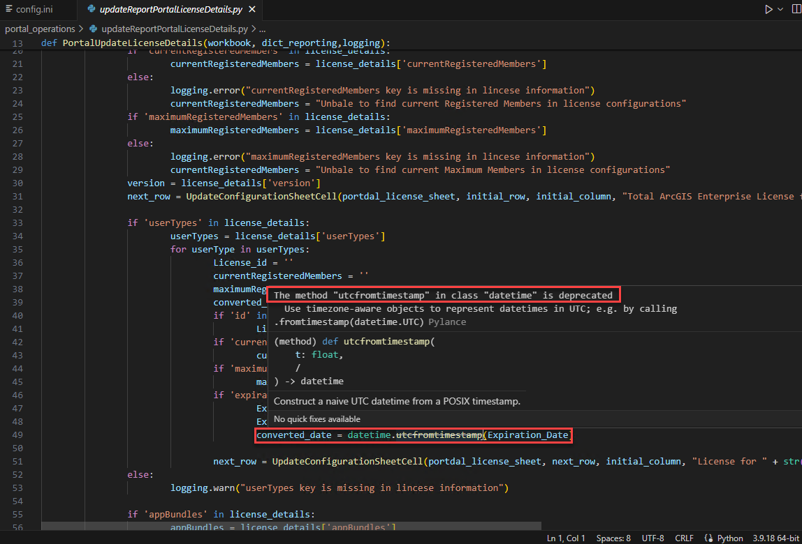Configuration Reporter - Esri Community