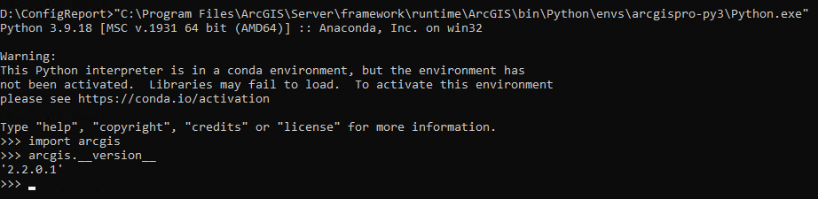 Configuration Reporter Esri Community