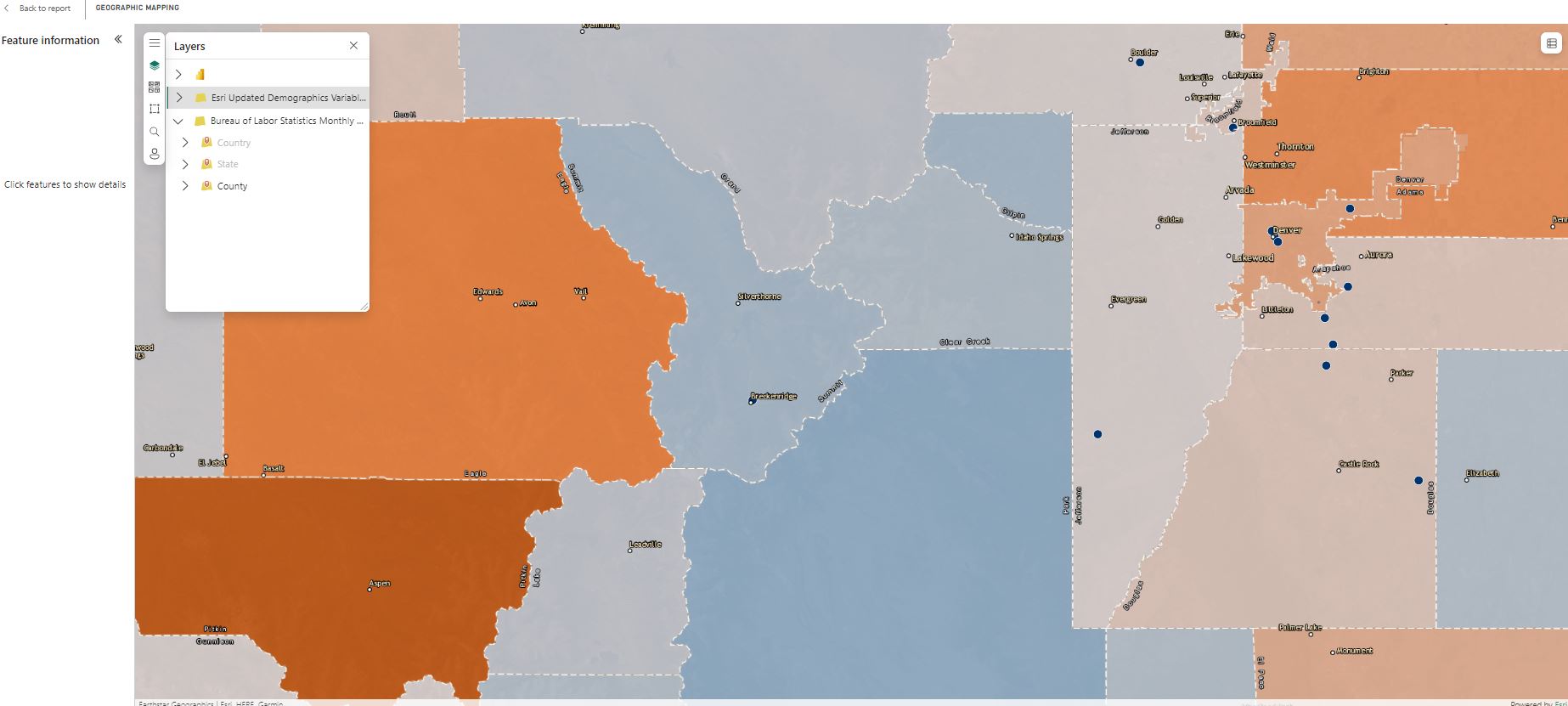 Power BI Online Featured Layer Map Issues - Esri Community