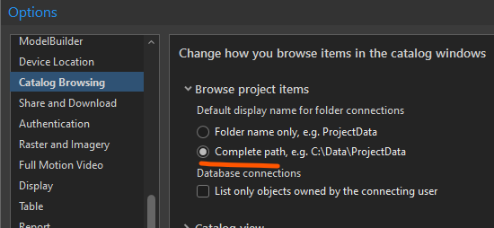 Add setting to show full path in all geoprocessing... - Esri Community