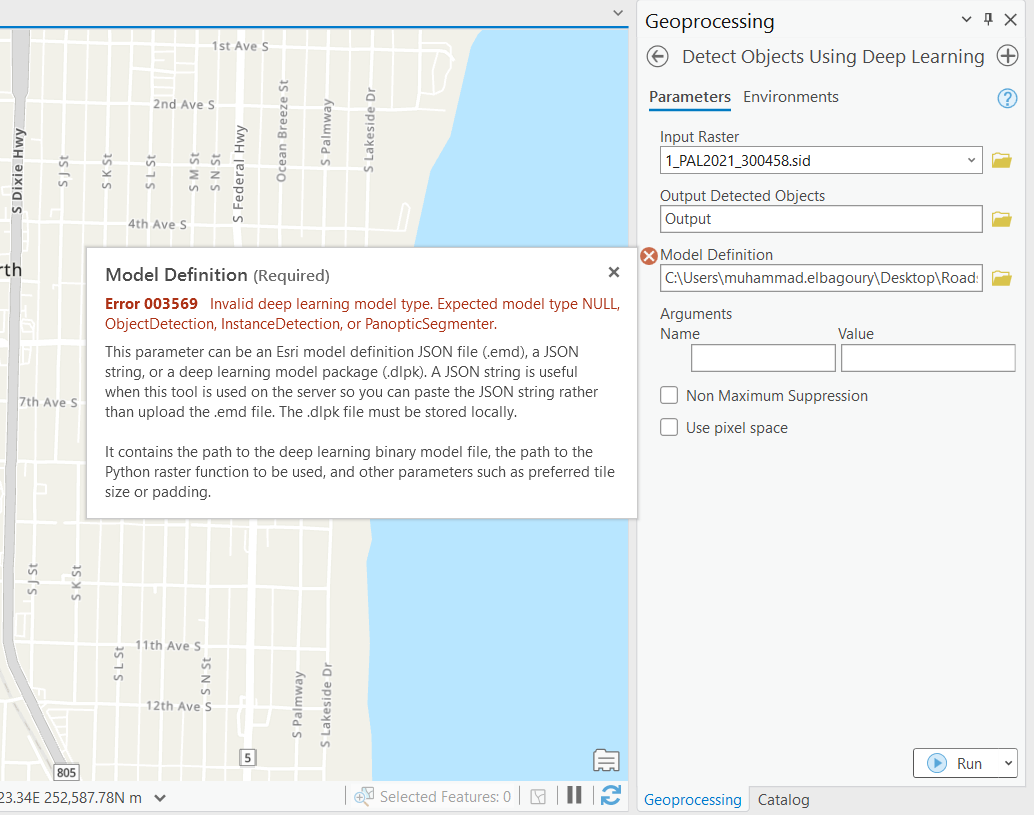 Solved: Issues with Road Extraction Models from Living Atl... - Esri ...
