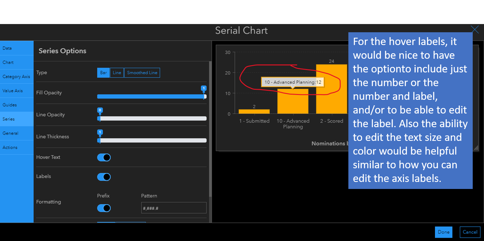 Series Labels - Operations Dashboard - Esri Community