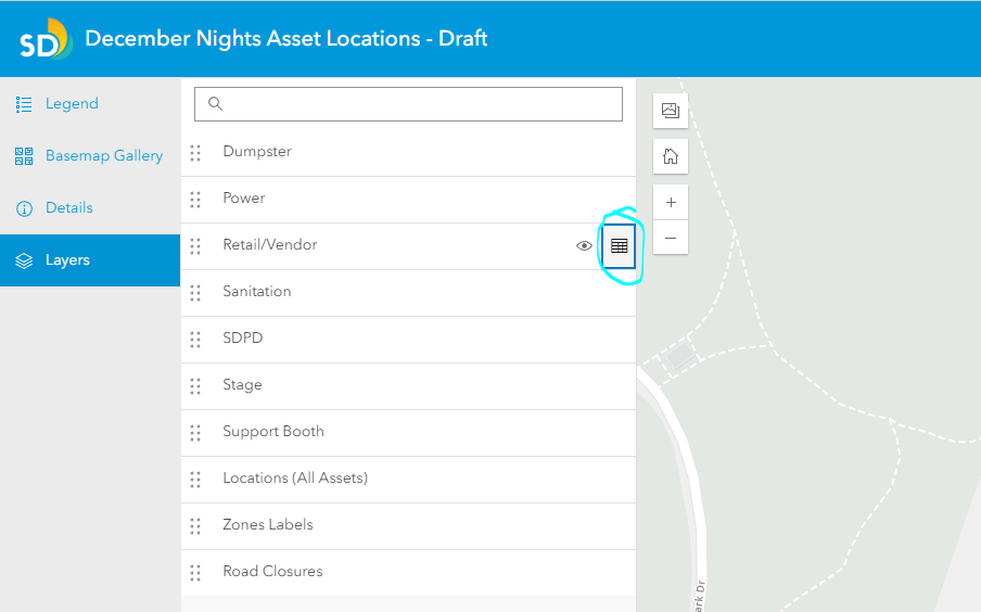 Show/Hide columns for Attribute Table within the S... - Esri Community