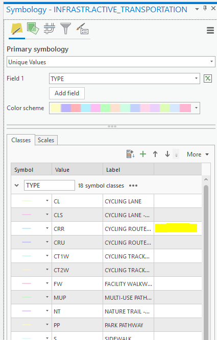 Symbology class unique values list — Select a symb... - Esri Community
