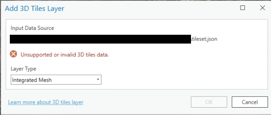 Solved: Fix for 3D Tiles from Reality Capture do not load ... - Esri ...