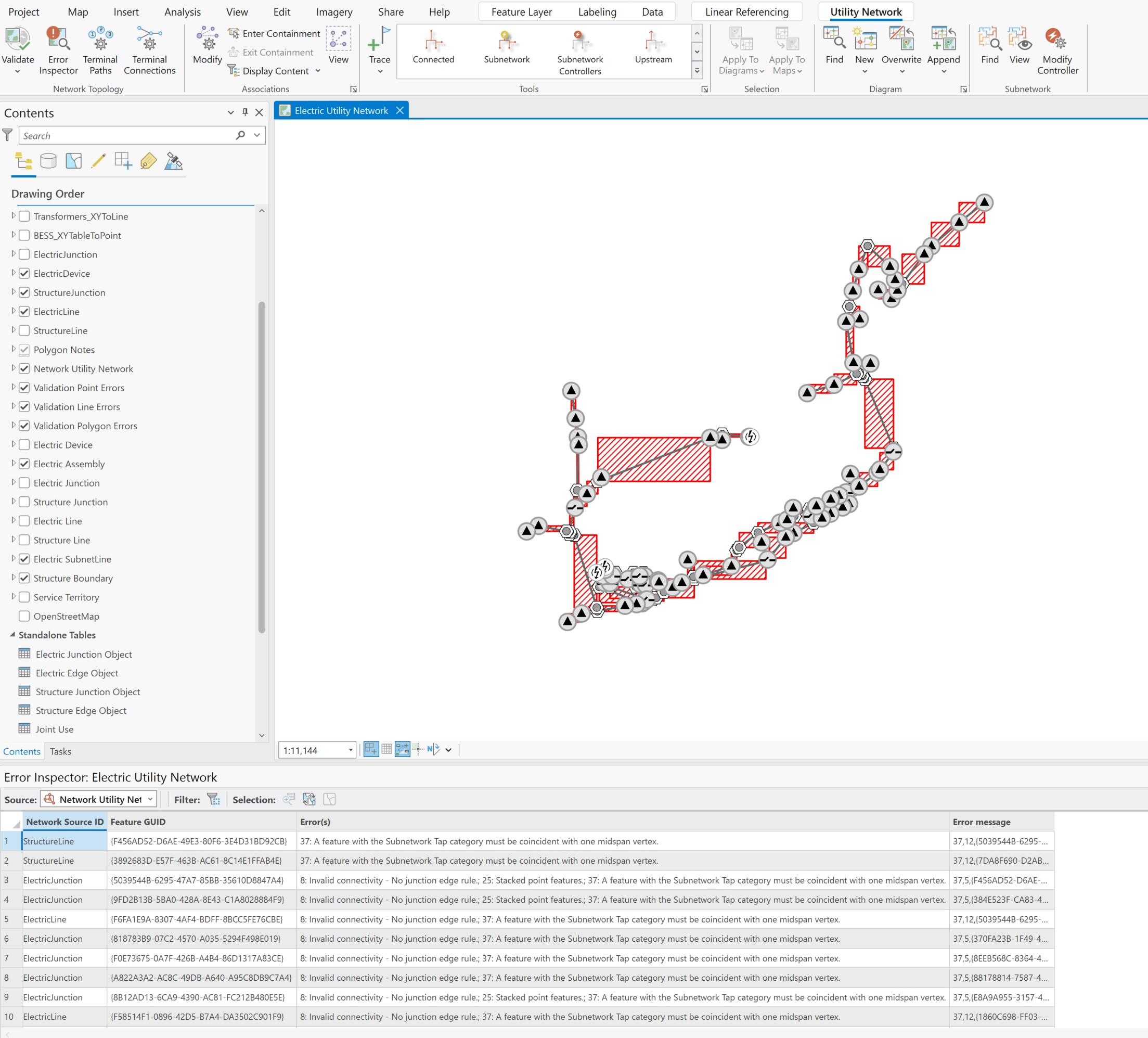 Solved: How to create proper connectivity without errors - Esri Community