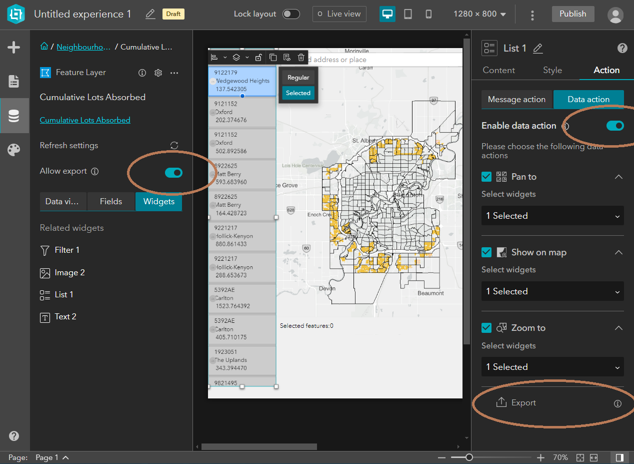 Experience Builder Export Option - Esri Community