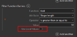 Trace Function Barrier on shape length not working - Esri Community