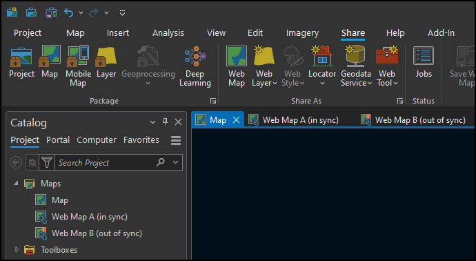 Add Warning Symbol to Non-Synced Web Map Icons - Esri Community