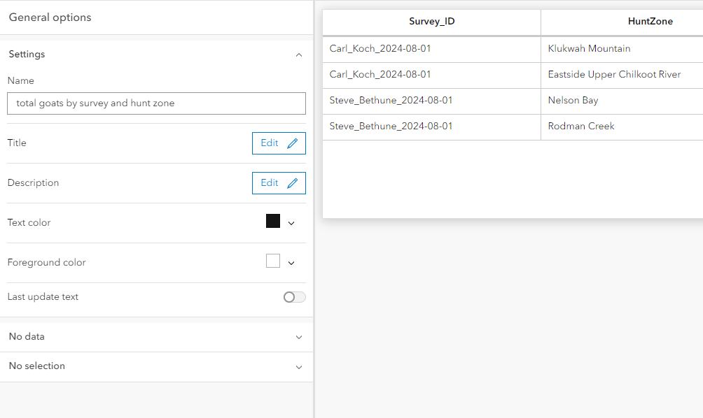 Download table from dashboard - Esri Community