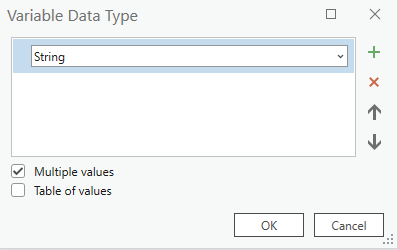 Solved: ModelBuilder - Creating a Variable Picklist - Esri Community