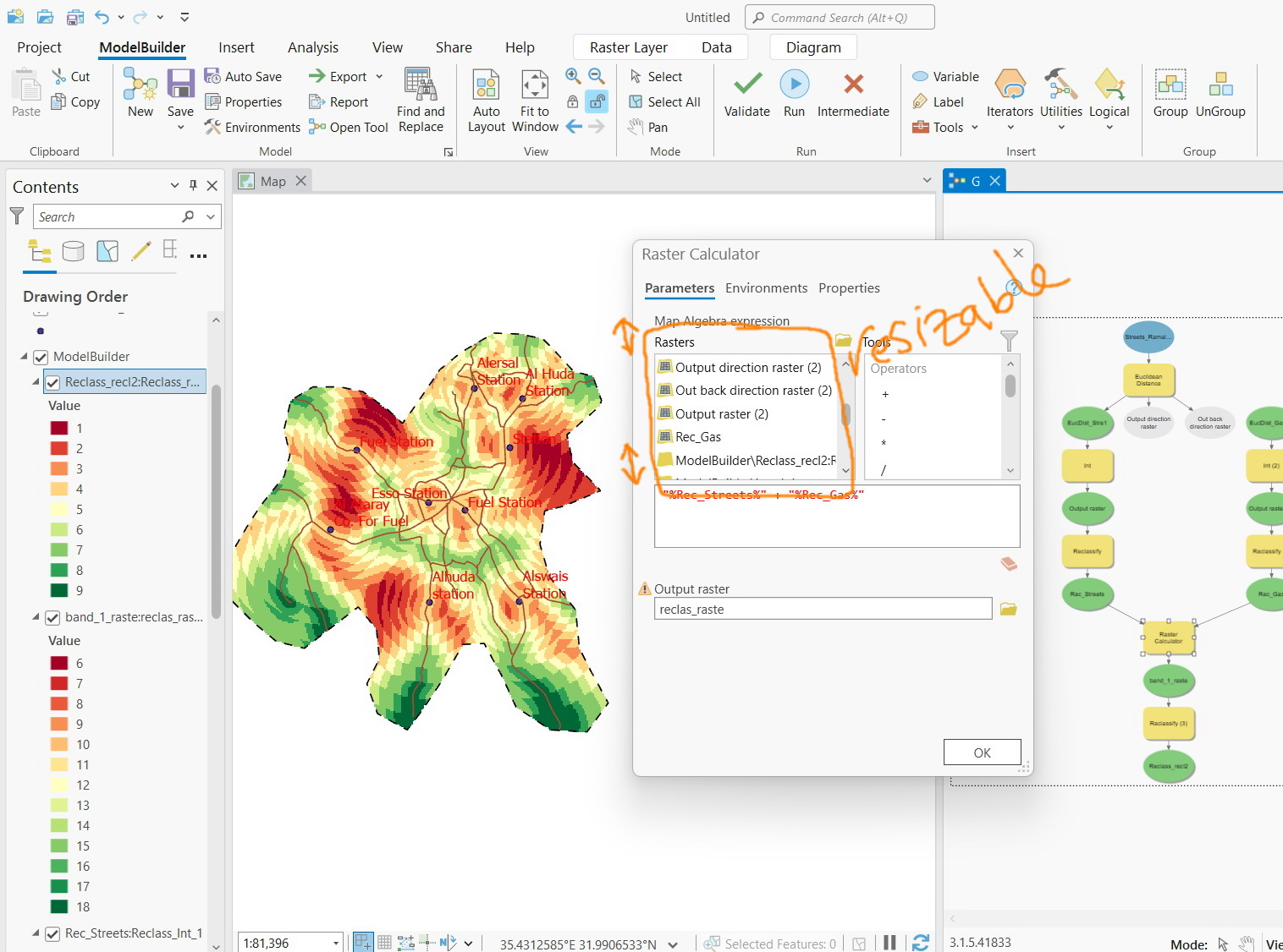 ArcGIS Pro 3.1.5: Resizing the raster window in th... - Esri Community