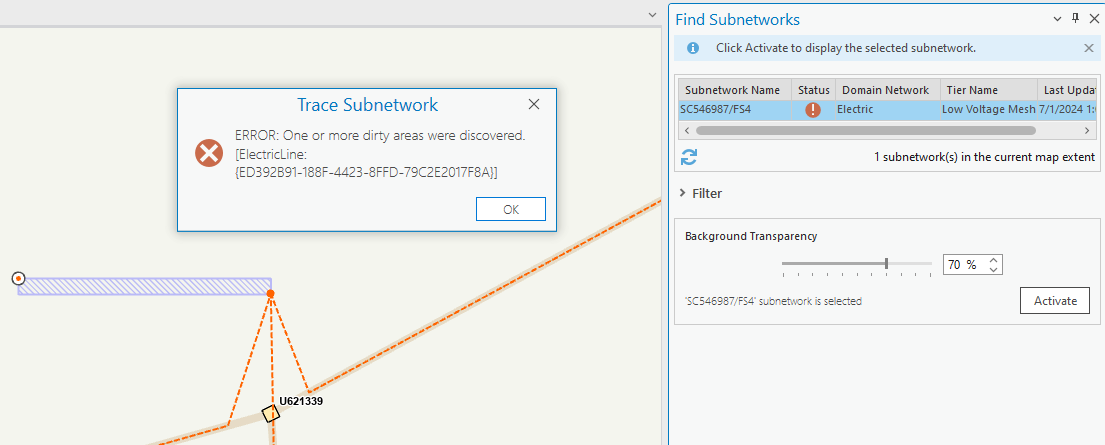 Solved: Trace subnetwork error message globalid cannot be ... - Esri Community