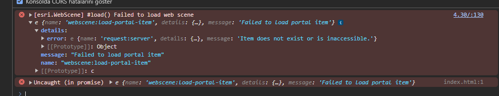 Solved: Failed to load web scene (Portal) - Esri Community