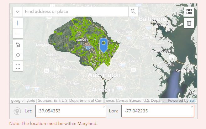 Solved: Constraining a Geopoint answer to a given area. - Esri Community