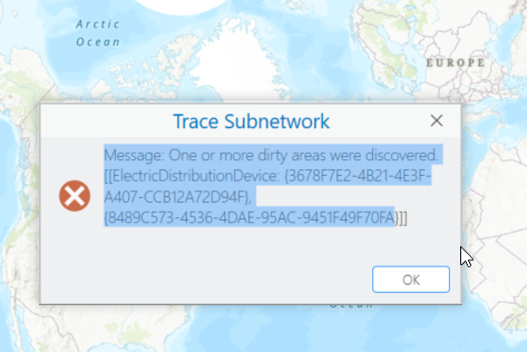 Solved: Trace subnetwork error message globalid cannot be ... - Esri Community