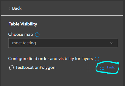 Show/Hide columns for Attribute Table within the S... - Esri Community