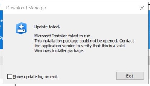ArcGIS Pro update failed - Esri Community