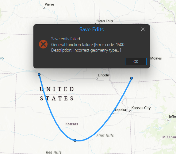 Smoothing lines in AGOL feature class error - Esri Community