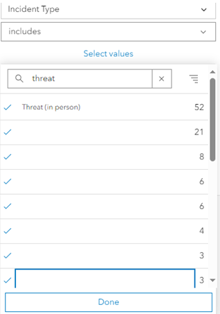 Solved: query/filter for values in select_multiple field n... - Esri Community