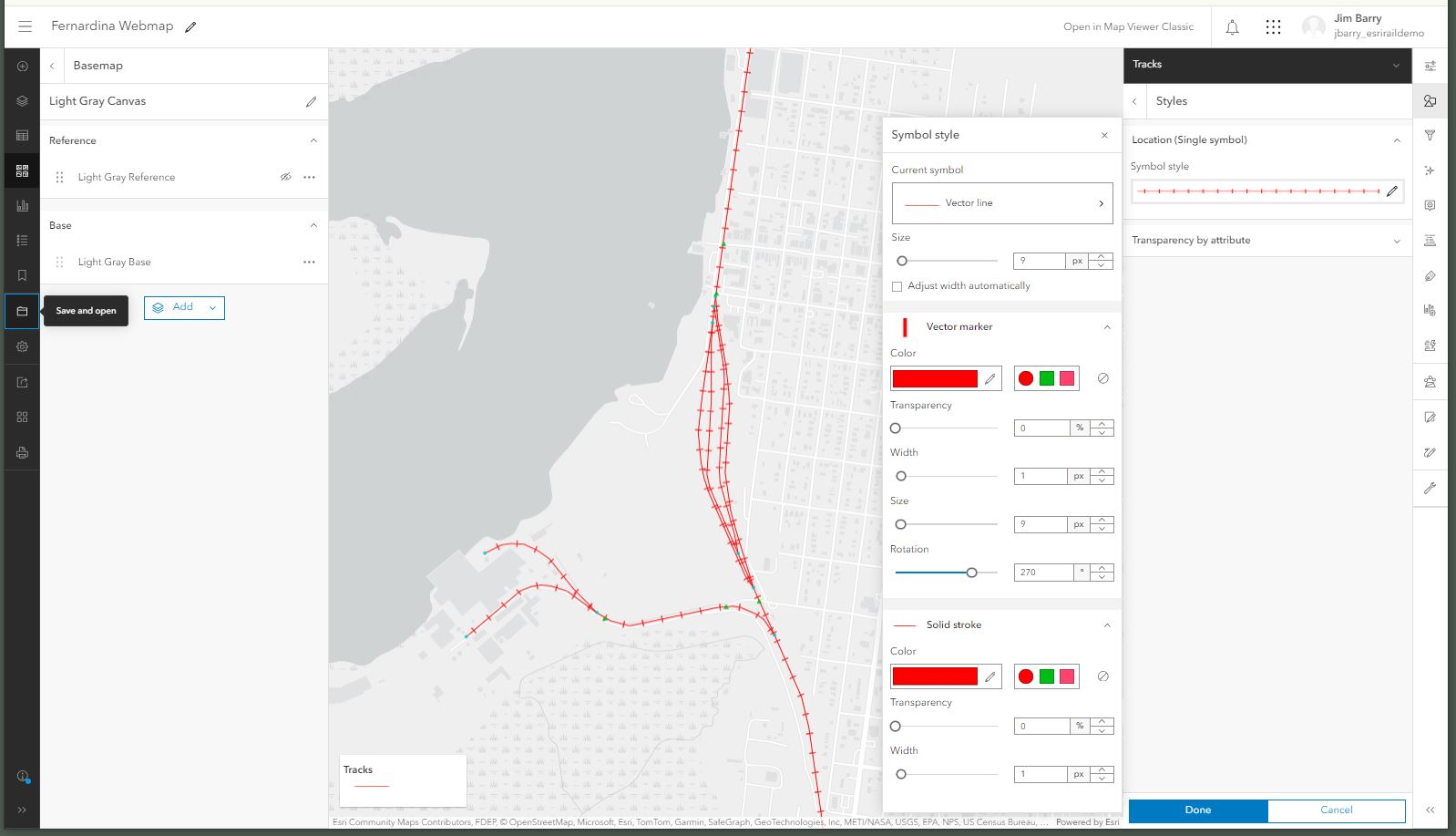 Make Railroad Line Symbols in the ArcGIS Online Ma... - Esri Community