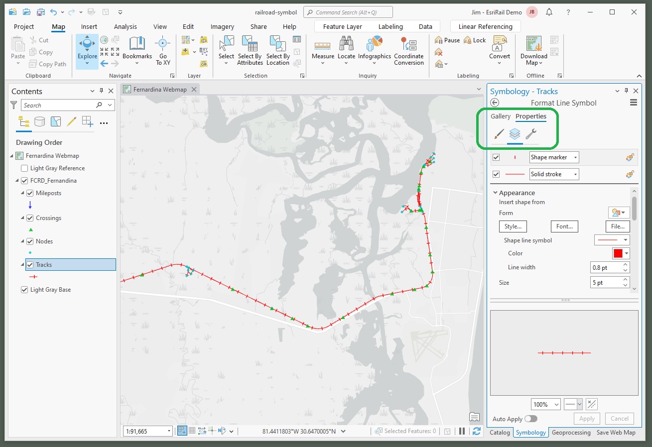 Make Railroad Line Symbols in the ArcGIS Online Ma... - Esri Community