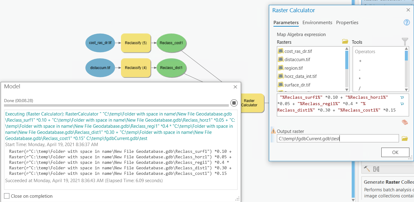 Raster Calculator Error - Esri Community