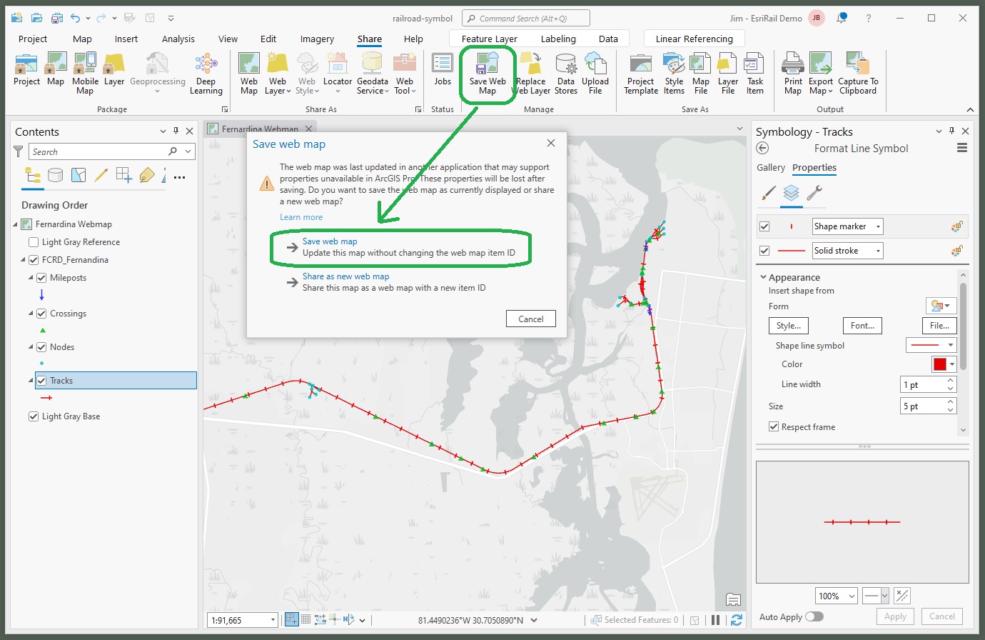 Make Railroad Line Symbols in the ArcGIS Online Ma... - Esri Community