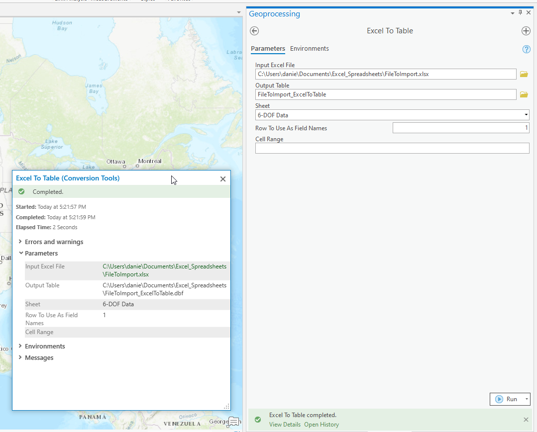 Solved: Running the ExcelToTable.py GP tool within a DropH... - Esri Community
