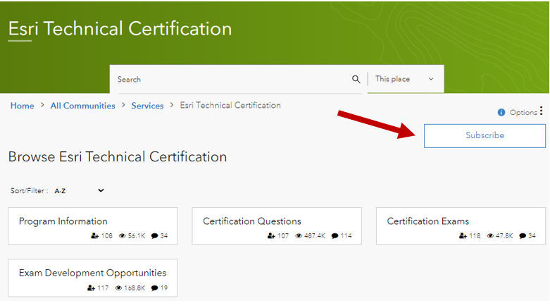 Stay Connected | Esri Technical Certification