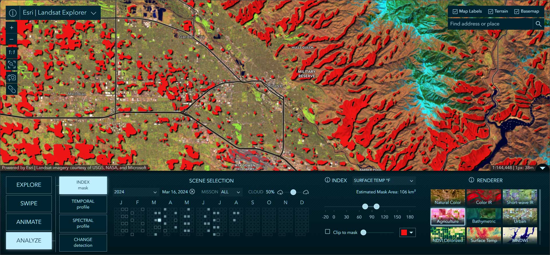 Learn to explore Landsat imagery using Landsat Exp... - Esri Community