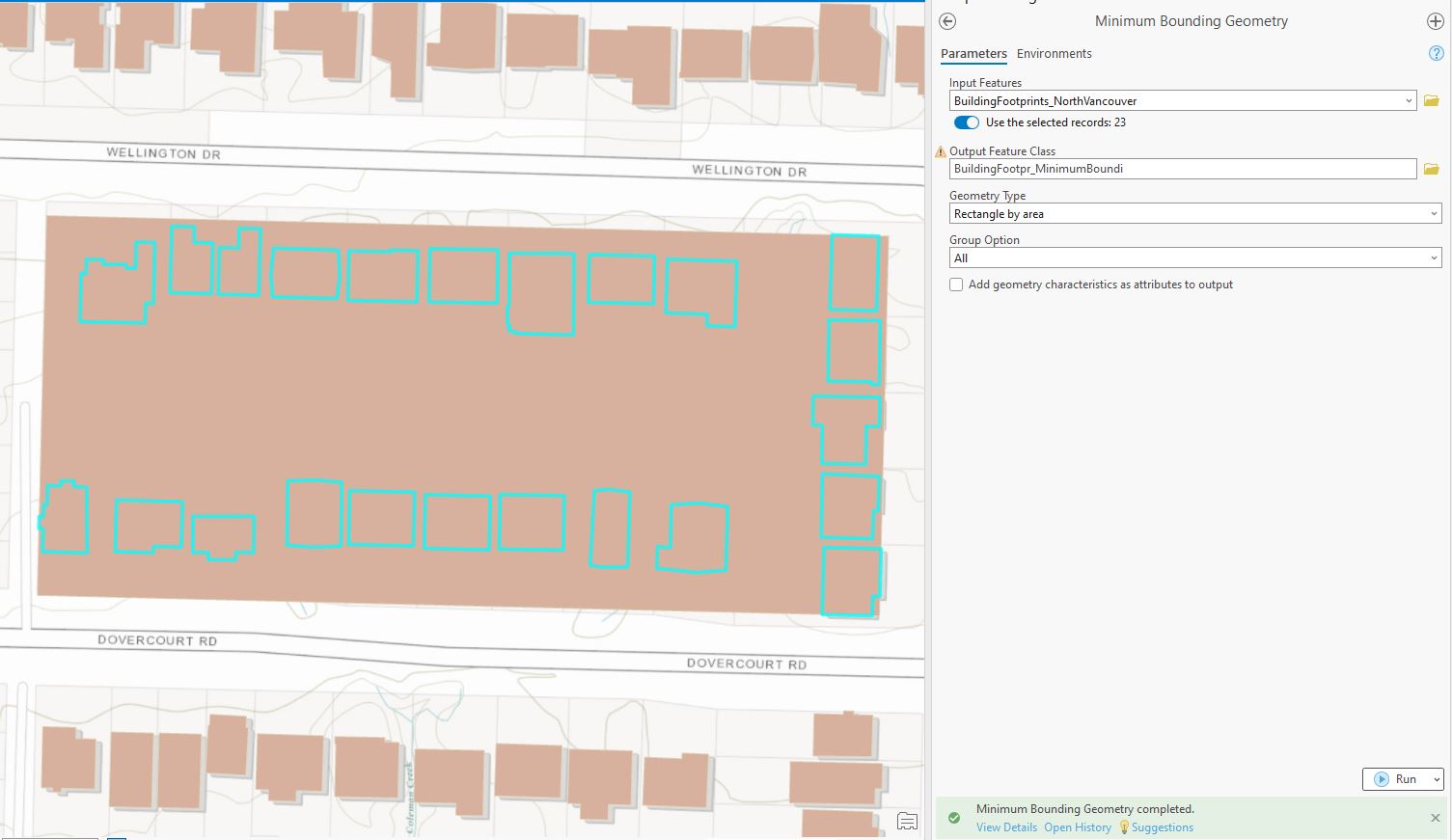 Create Built Blocks from a Shapefile of Individual... - Esri Community