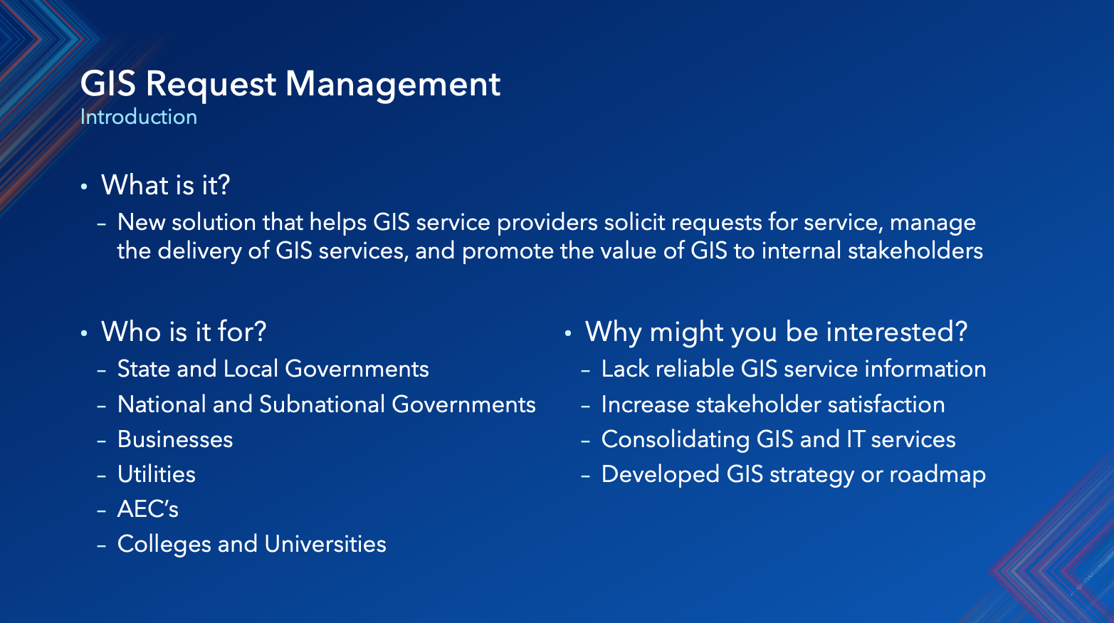 Your Questions Answered – Esri's GIS Request Manag... - Esri Community