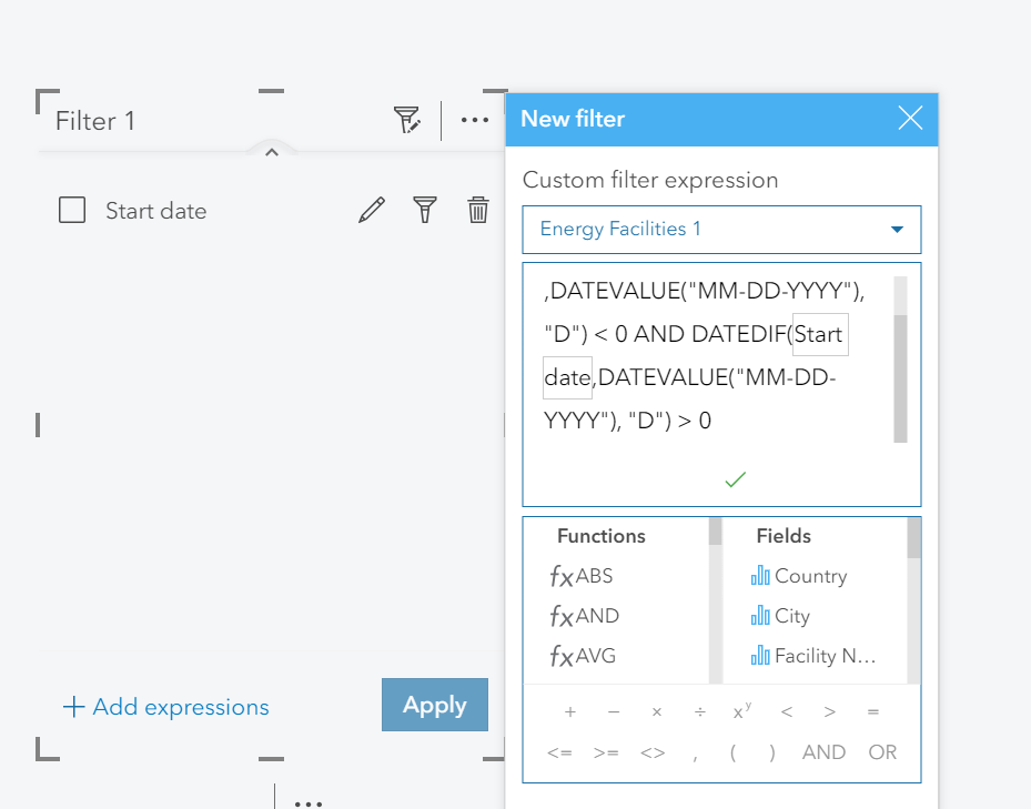 Time filter for date range Insights - Esri Community