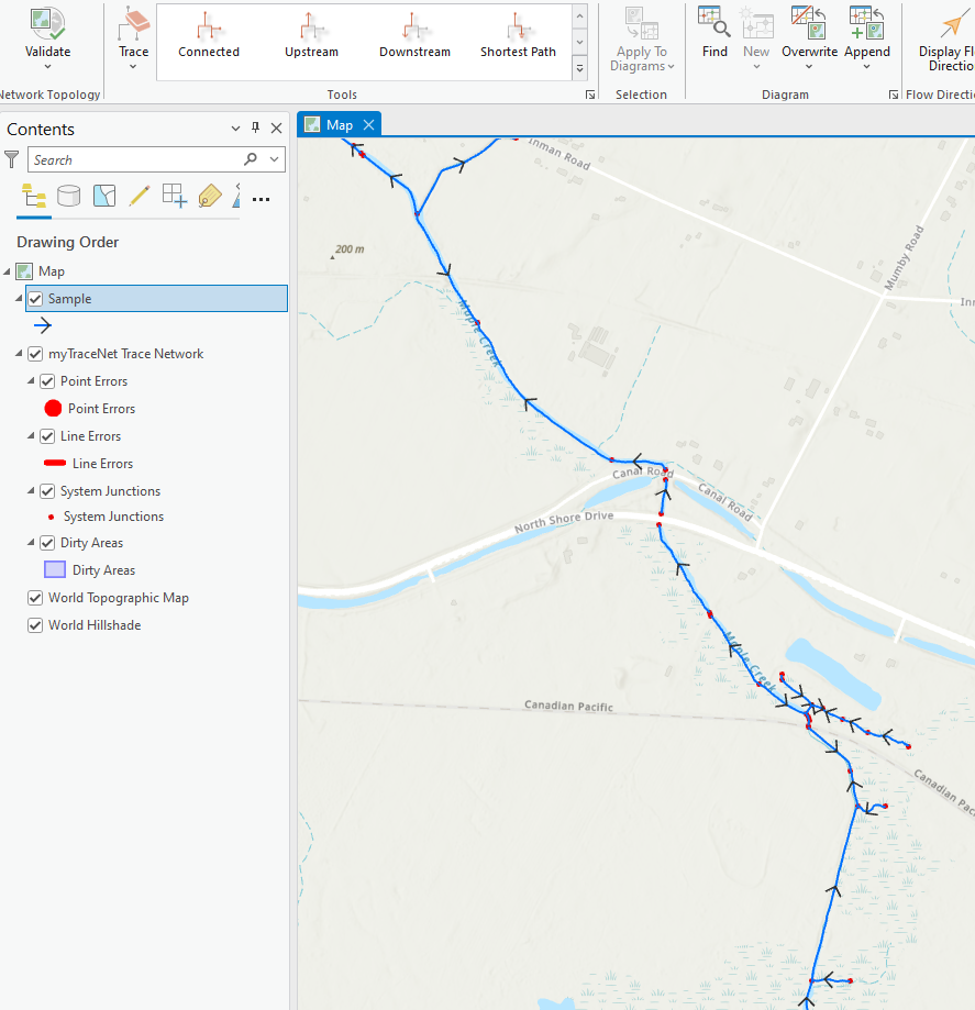 Create Trace Network Tool Never Finishes No Matter... - Esri Community