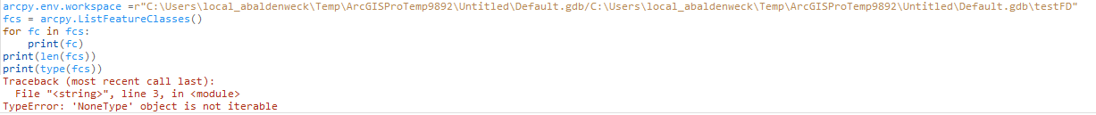 Solved: Need help with my python script - Esri Community