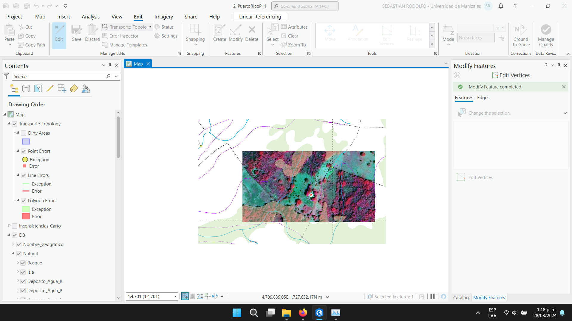 Arcgis Pro Got Stuck When I Edit Vertices In My 2 Esri Community
