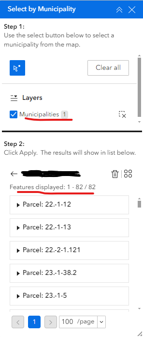 EB Query Widget not displaying results from all se... - Esri Community
