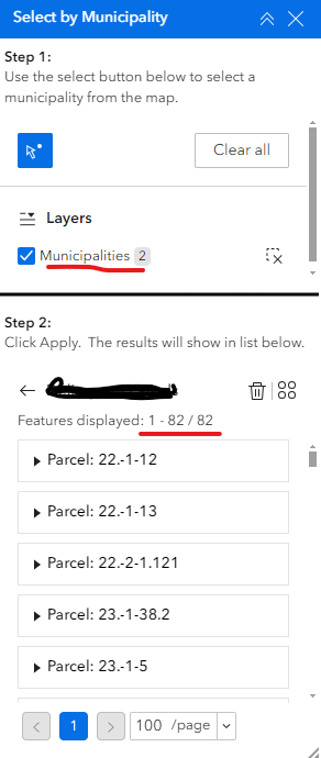 EB Query Widget not displaying results from all se... - Esri Community