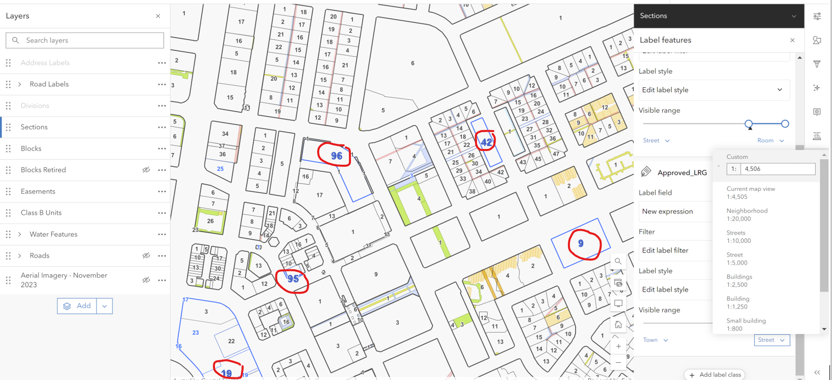 Scale-based sizing for label not working in ArcGIS... - Esri Community