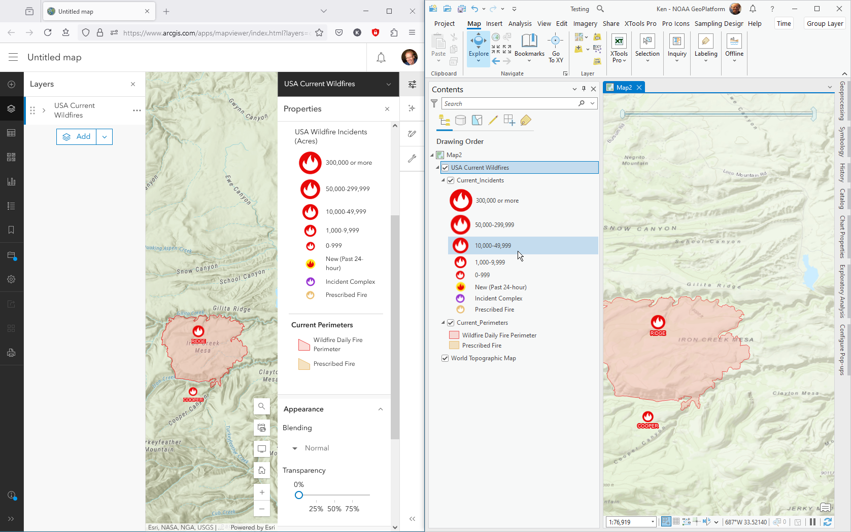 USA Current Wildfires symbology broken - Esri Community