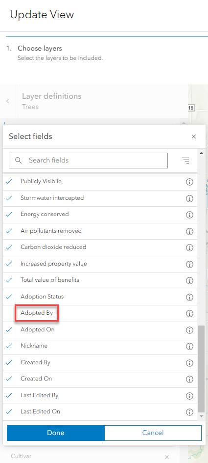 Solved: Tree Management attribute table, Workforce, and pu... - Esri ...