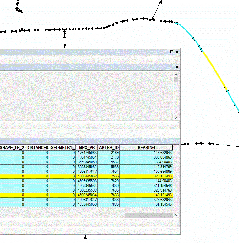 Select lines on lines in same file - Esri Community