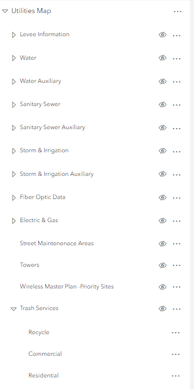 Map Layers Widget - Group layers not showing in le... - Esri Community