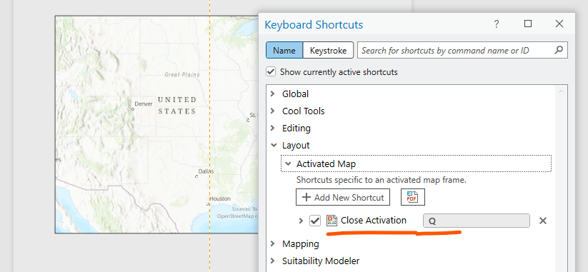 Right Click -> Close Activation for Layout Map Fra... - Esri Community