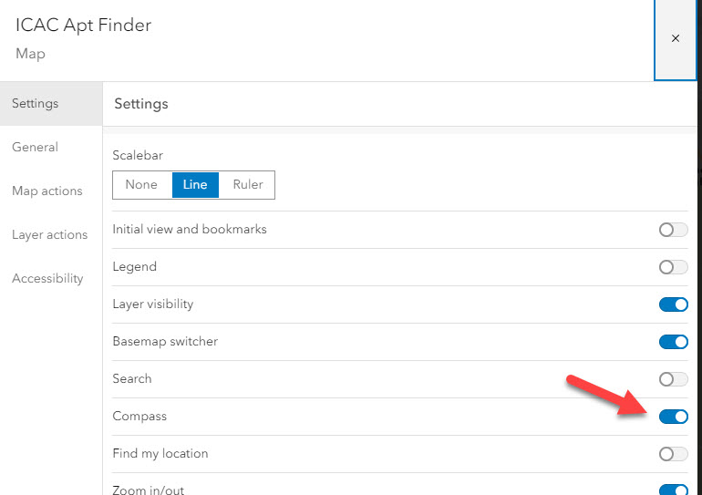 Keep Compass ON for Maps - Esri Community