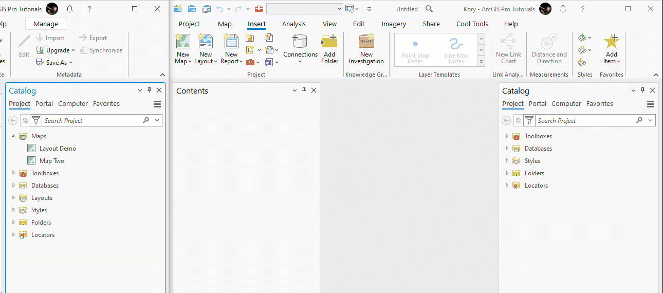 Copy/Paste Maps into blank project - Esri Community