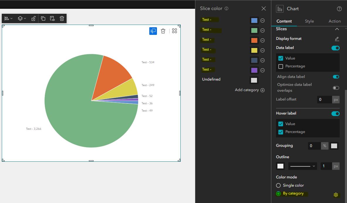 Editing Experience Builder Pie Chart labels - Esri Community