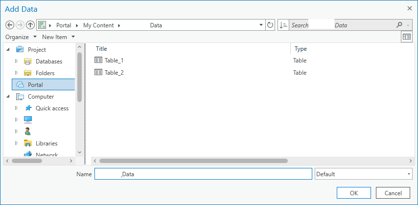 Add Data from Path — Add specific AGOL table to ma... - Esri Community